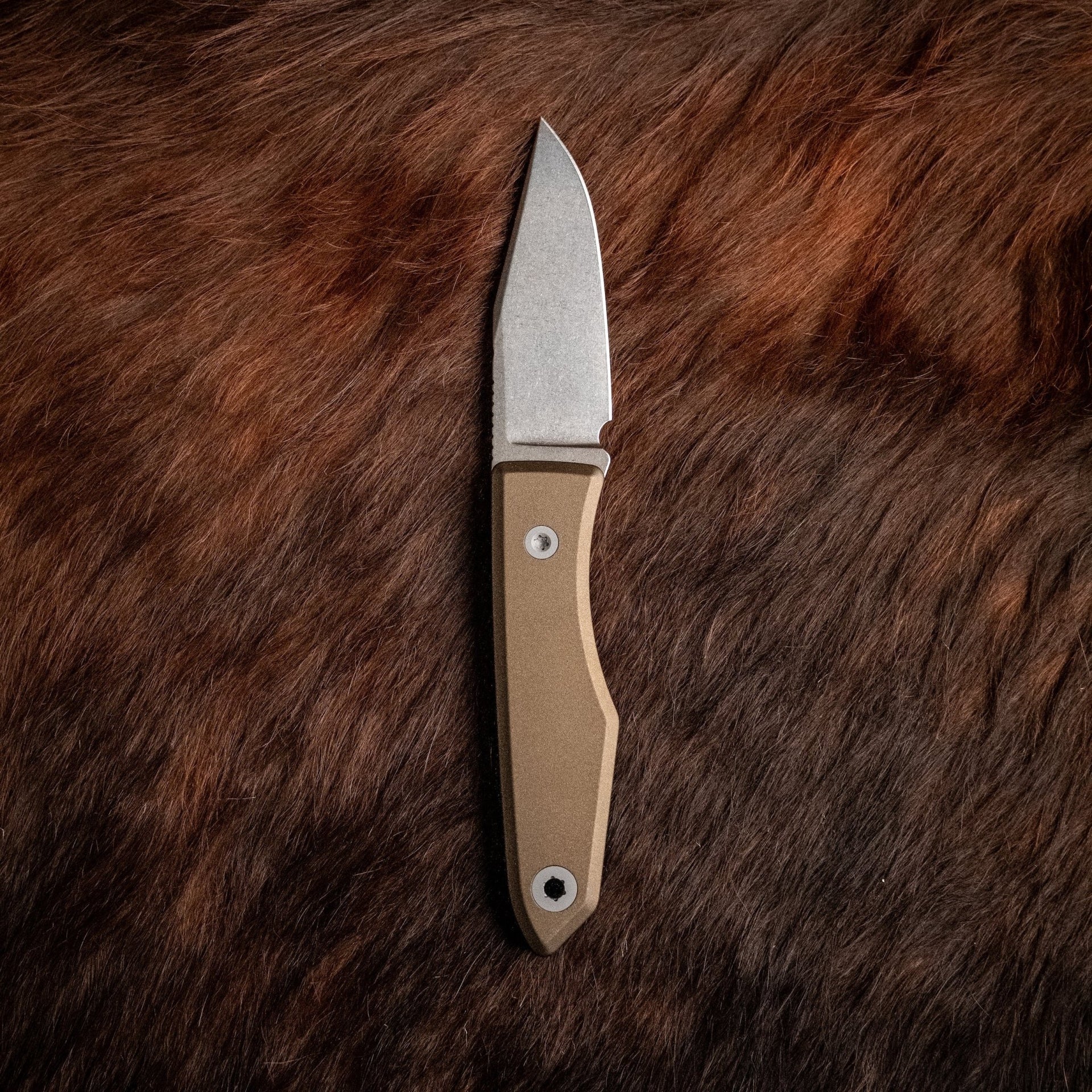 Big Idea Design - Ti Lookout Fixed Blade Midnight Bronze Cerakote (Lim ...