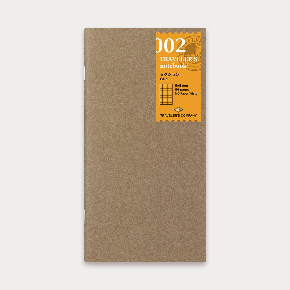 TRAVELER'S COMPANY - 002 Grid Refill TRAVELER'S notebook - KOHEZI